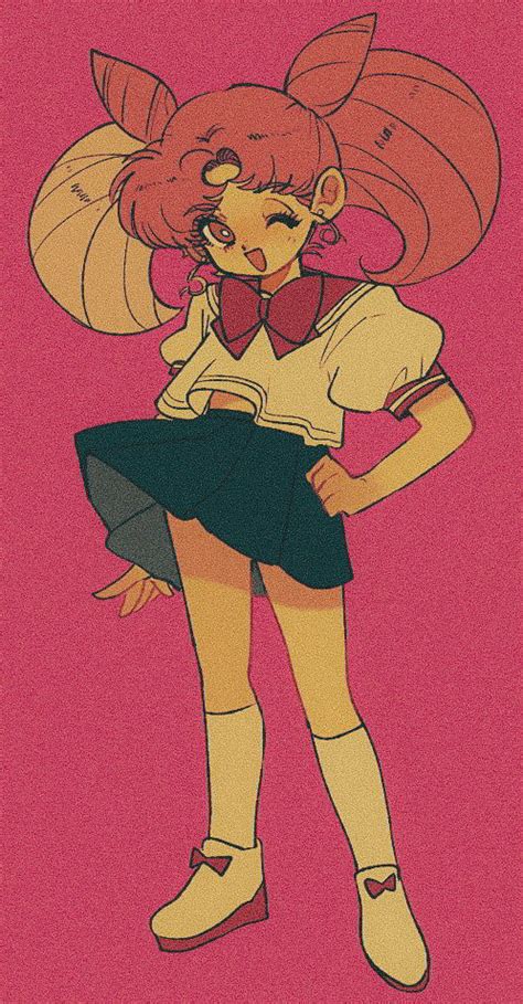 Chibi Usa Bishoujo Senshi Sailor Moon Drawn By Pikurusu Danbooru