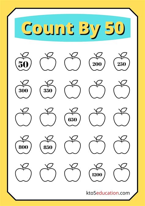 Free Skip Count By 50 Worksheet For 2nd Grade Check More At