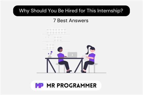 7 Best Answers For Why Should You Be Hired For This Internship Freshers Edition Mr Programmer