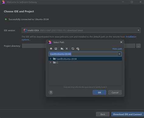 Connect And Work With Jetbrains Gateway Rustrover Documentation