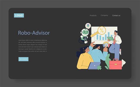 robot advisor flat illustration 58135808 vector art at vecteezy