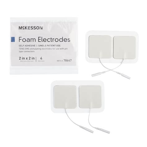 Mckesson Replacement Tens Electrodes Pack Of 4 Tens Unit