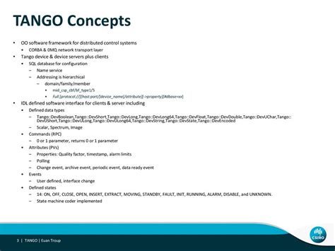 tango from an epics perspective ppt download