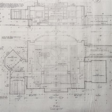 Original Architectural Blueprint From Goldeneye 1995 Severnaya