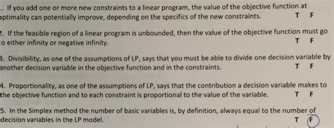 solved if you add one or more new constraints to a linear