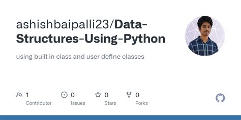 Github Ashishbaipalli23data Structures Using Python Using Built In