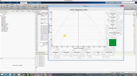 Matlab Gui Project Projectile Motion YouTube
