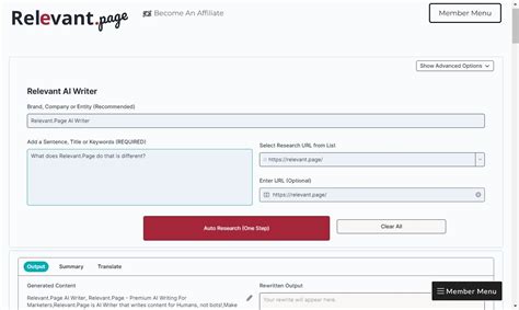 Paraphrasing Tool Ai Vs Relevant Page Ai Writer Seorocket Blog