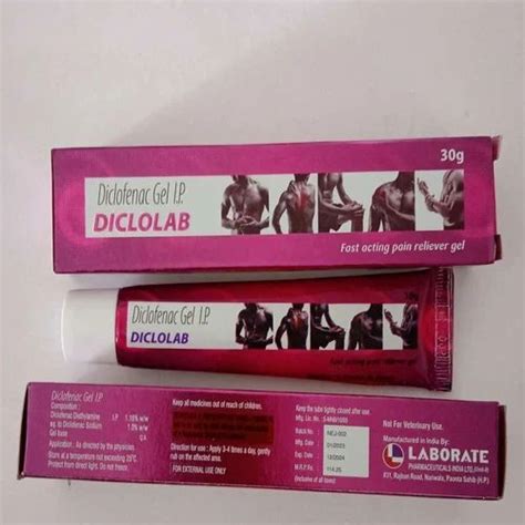 Diclofenac Gel Ip Packaging Size 30gm At ₹ 113tube In Nagpur Id