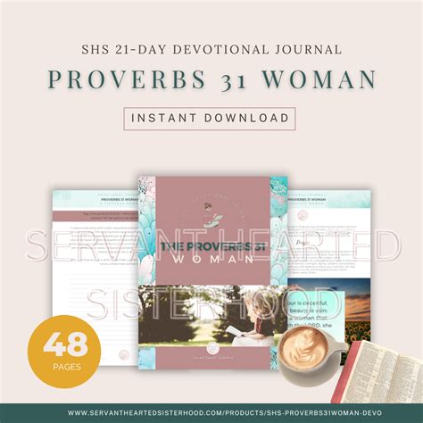 Shs 21 Day Devotional Journal The Proverbs 31 Woman Instant Download