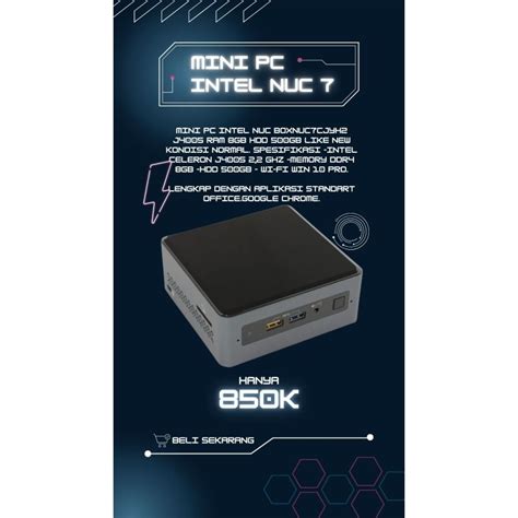 Jual Mini Pc Intel Nuc 7 Shopee Indonesia