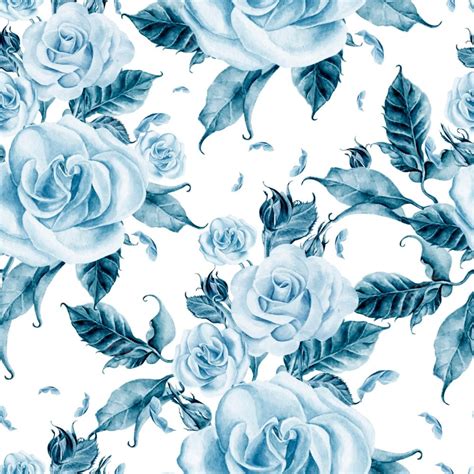 수채화 현실적인 장미와 패턴 수채화 현실적인 장미와 그림 패턴 사진 배경 및 무료 다운로드를위한 그림 Pngtree