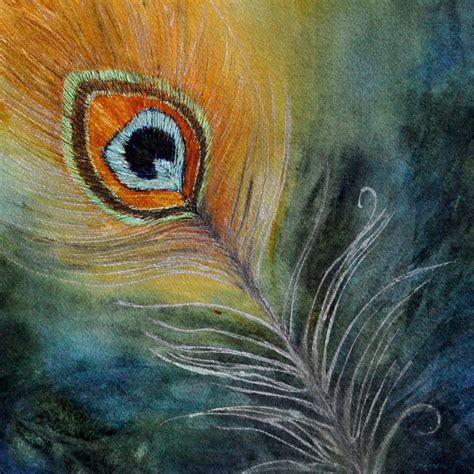 Peacock Feather Painting Acrylic At Explore