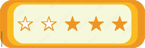 UI Frames and Elements Star Rating Review Rate Feedback ilustração do Stock Adobe Stock
