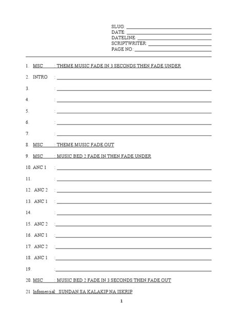 Journalism Script Pdf Journalism Script Pdf