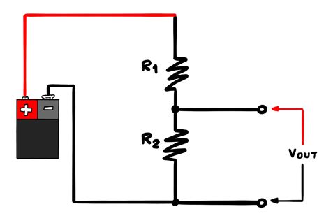 วงจรแบงแรงดน Voltage Divider ออกแบบเอง