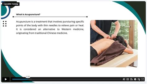 Acupuncture Course Free Cpd Certification