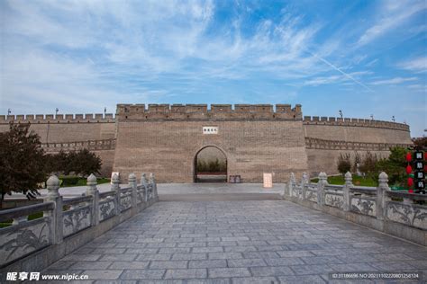 石家庄正定城墙摄影图 国内旅游 旅游摄影 摄影图库 昵图网