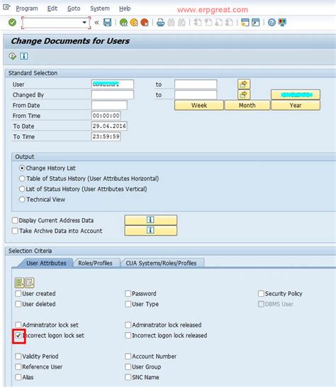 When Sap User Was Locked Due To Incorrect Logon