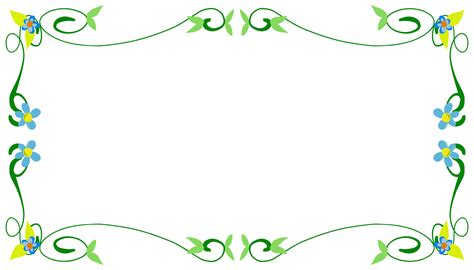 Plant Theme Frame Background Illustration Perfect For Invitations