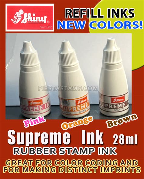 Shiny Supreme Refill Ink Fiestastamp