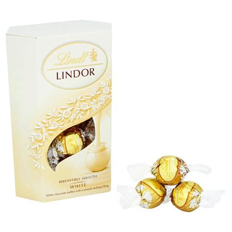 Lindt Lindor бонбони от бял шоколад 200 гр Продуктови Категории Шоколади Магазин за шоколад