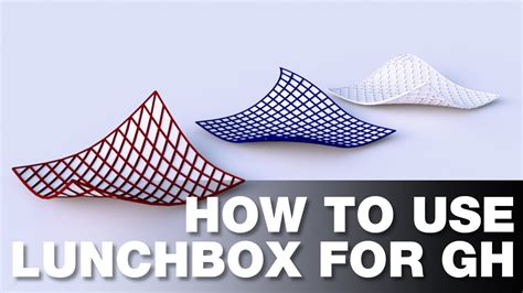 How To Use Lunchbox In Grasshopper Youtube