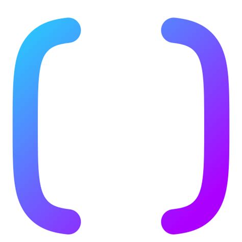 Brackets Square Free Education Icons