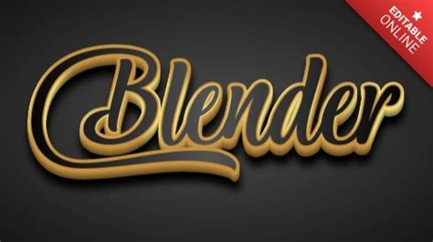 Blender Romance Text Effect Generator