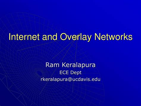 ppt internet and overlay networks powerpoint presentation free