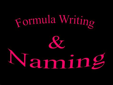 Ppt Formula Writing Powerpoint Presentation Free Download Id