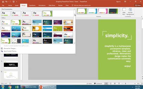 Урок за 60 Секунд Как Сменить Тему Оформления Презентации в Powerpoint Envato Tuts