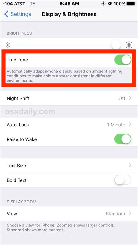 How To Disable True Tone On IPhone Displays