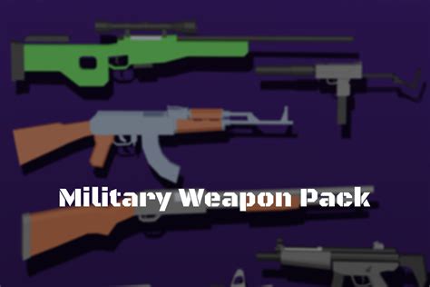 Low Poly Military Weapons Pack D Weapons Unity Asset Store