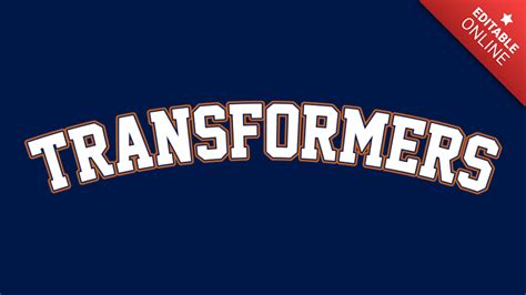 Transformers Phoenix Typeface Text Effect Generator