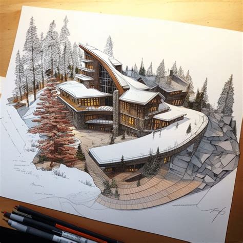 Rodolfos In Basalt Architecture Design Sketch