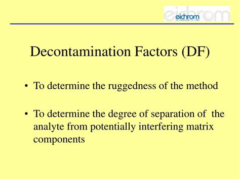 Ppt A Rapid Analysis Of Actinides In Urine Samples Using Eichroms