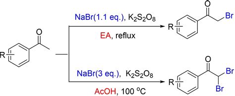 A Novel Selective Method For The Synthesis Of α‐bromoacetophenone And α α‐ Dibromoacetophenone