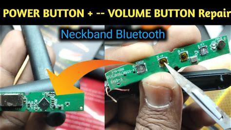 Bluetooth Power button not working | bluetooth neckband power button not working - YouTube