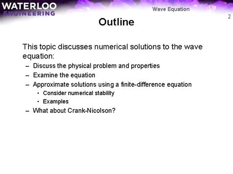 the wave equation douglas wilhelm harder m math