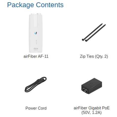 Ubiquiti Af 11 Airfiber 11 12gbps Full Duplex