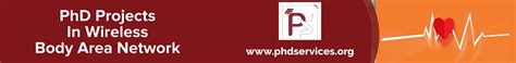 Research Phd Projects In Wireless Body Area Network Wban Thesis