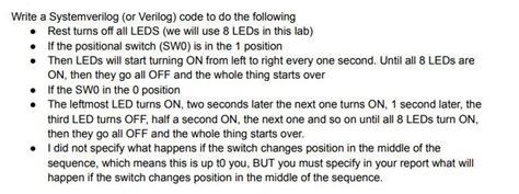 Solved Write A Systemverilog Or Verilog Code To Do The Chegg Com