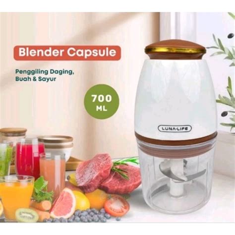 Jual Blender Capsule Lunalife 700ml Blender Kapsul Lunalife Food