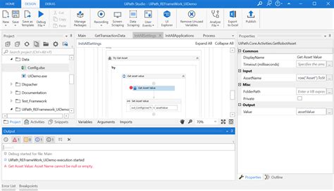 Reframework Uidemo Walkthrough Issues Academy Feedback Uipath