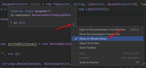 Quick Documentation Not Working And No Option To Select In Settings
