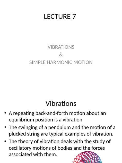 Phys 122 Lecture 7 Revised 1 Pdf Oscillation Pendulum