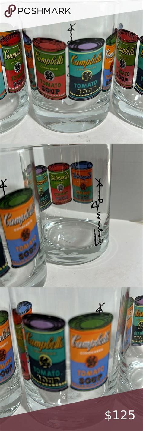 Andy Warhol Campbells Soup Glasses