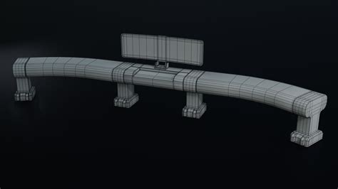 3d Sci Fi Workspace Low Poly Game Ready Pbr Turbosquid 2288852