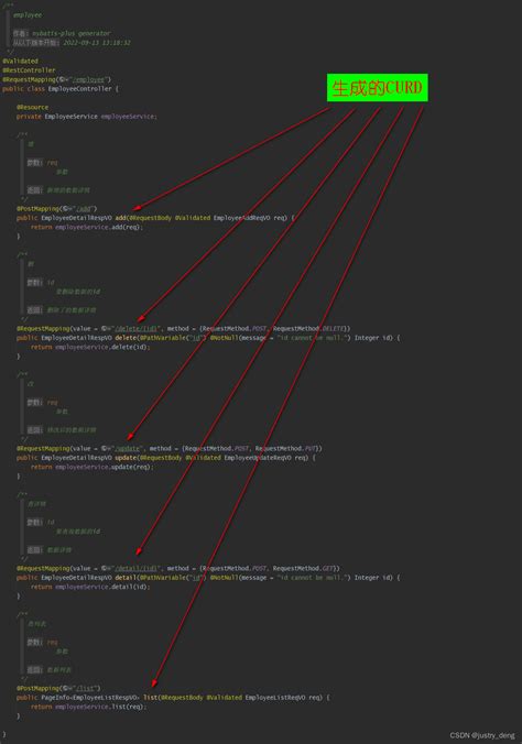 Mybatis Plus自controller开始一键生成curd代码mybatisplus的controller自动生成crud方法 Csdn博客